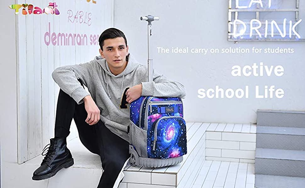 Tilami Galaxy Themed Kids Roller Backpack – Tilamionline