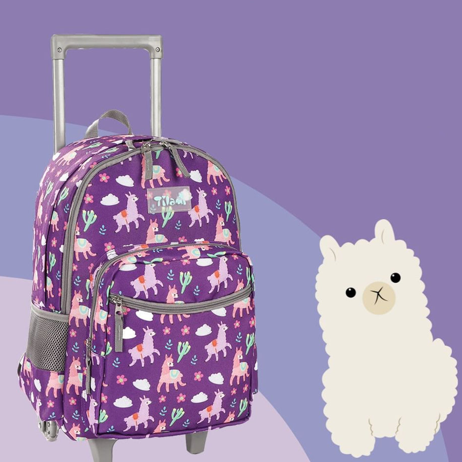 Back to school | Double Handle Rolling Backpack form Tilami – Tilamionline