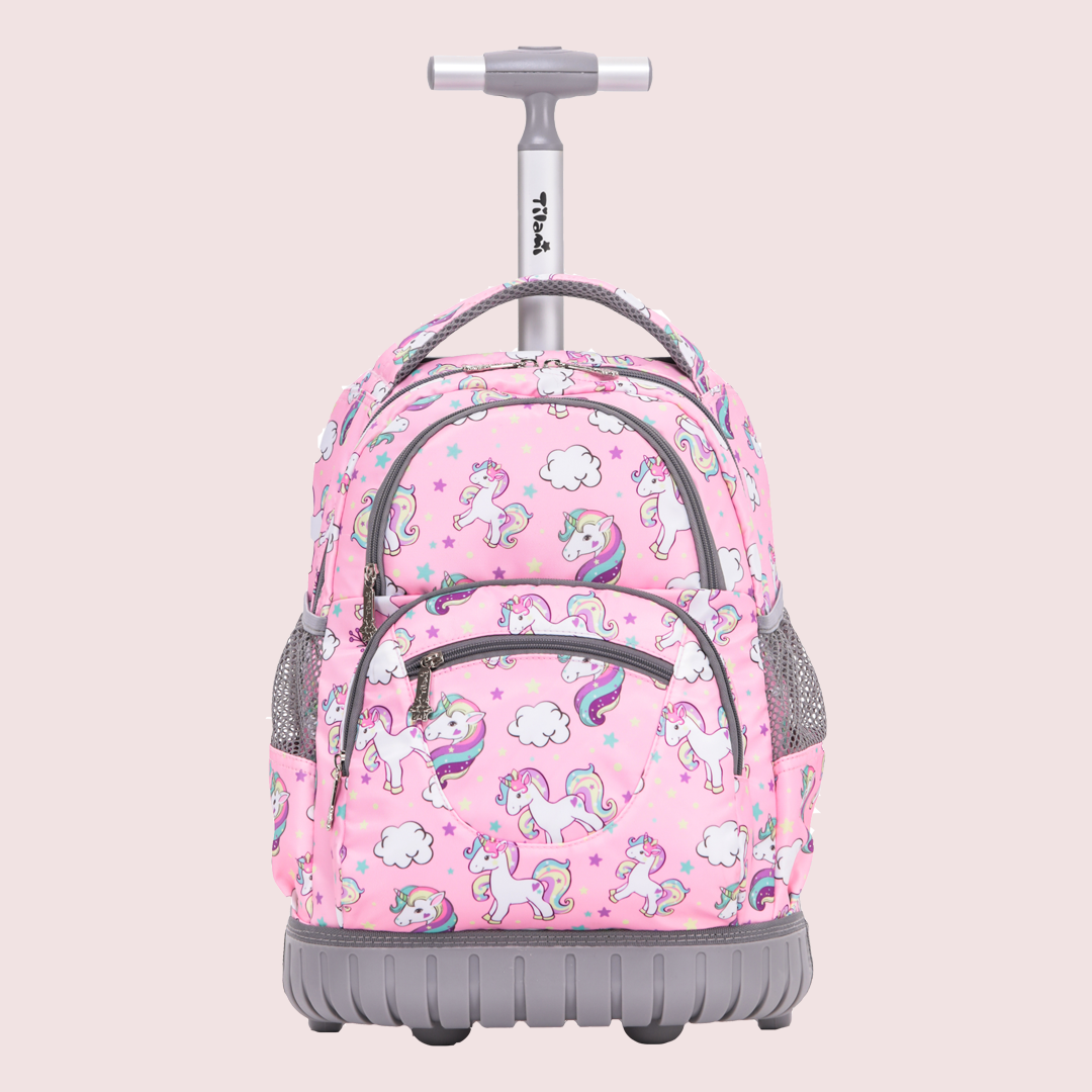 Cute Pink Unicorn Rolling Backpacks for girls – Tilamionline