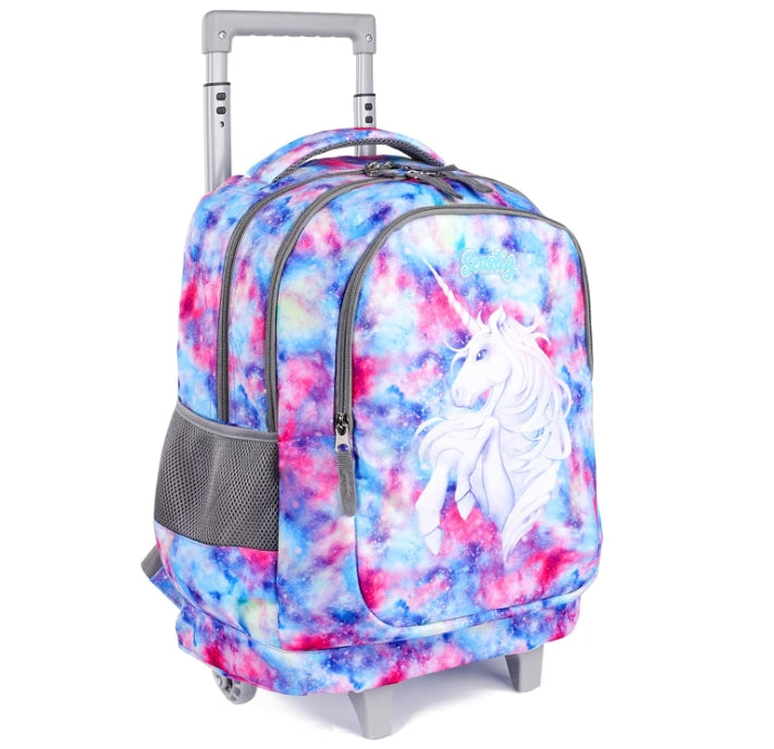 Girls Purple Unicorn Rolling Backpack | Wheeled School Bags Seastig ...