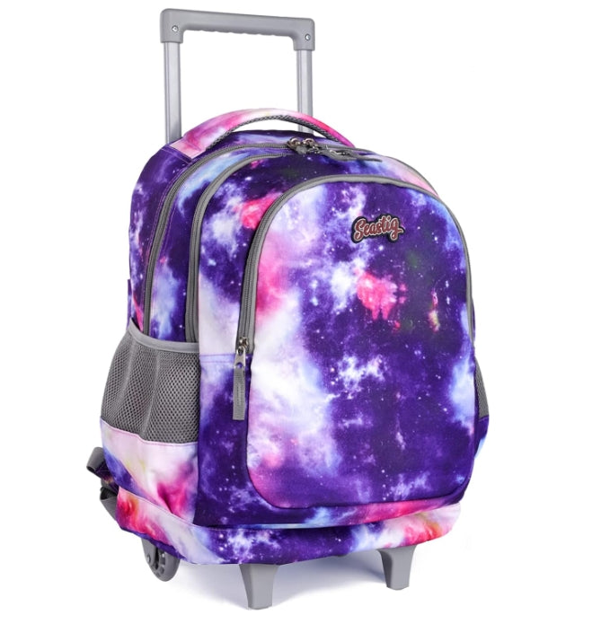 Purple Rolling Backpack | Wheeled Backpacks Seastig – Tilamionline