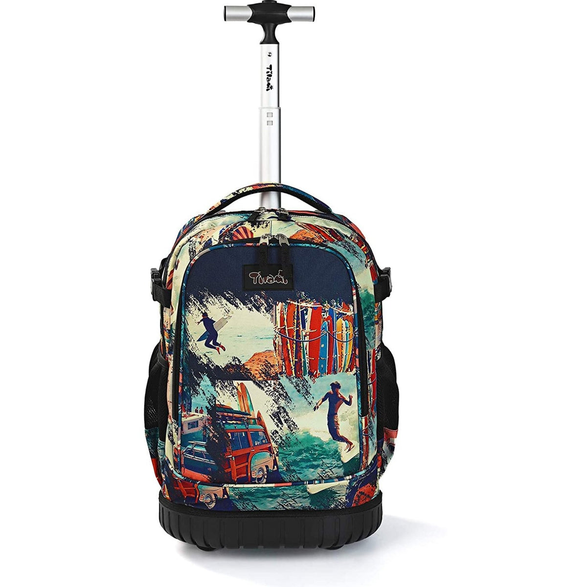 Tilami 19 inch Black Sport Boy Single Handle Rolling Backpack ...