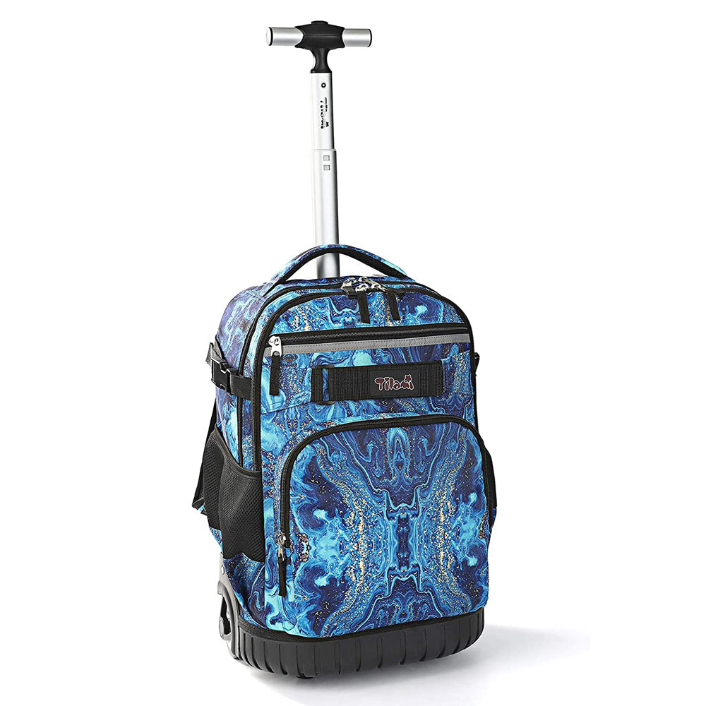 Blue Kids Rolling Backpack for Boy and Girl | Tilami Undersea ...